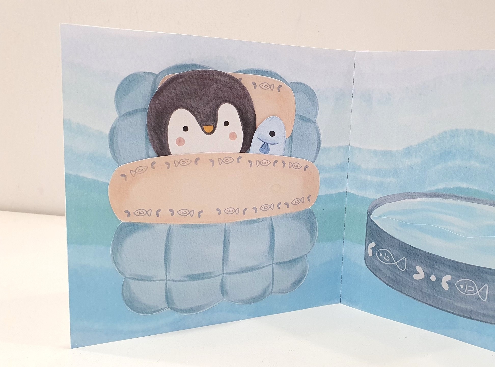 Penguin Paper Doll Printable, Paper Dollhouse Kit, DIY Kids Paper ...
