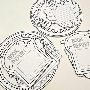 Sandwich Book Report and Cover Design, Creative Book Review, 7 Layer ...