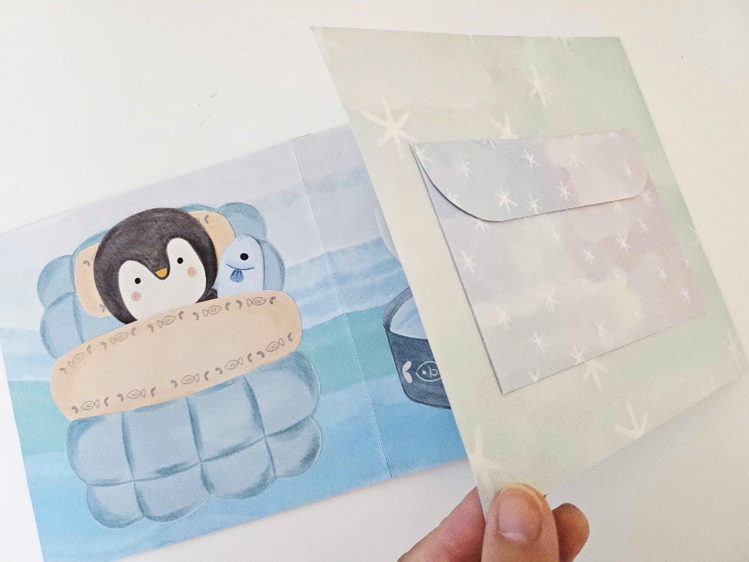 Penguin Paper Doll Printable, Paper Dollhouse Kit, DIY Kids Paper ...