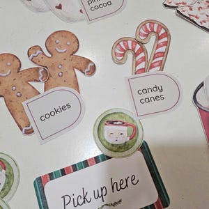 Hot Cocoa Stand Dramatic Play Set, Christmas Shop Pretend Play ...