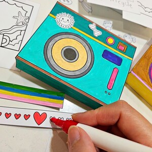 Paper Camera Printable, End of Year, Back to School, All About Me Craft ...