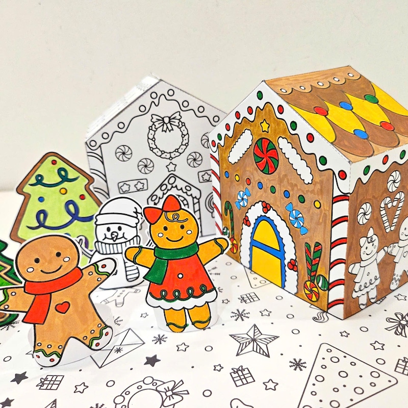 3d Gingerbread House - Etsy
