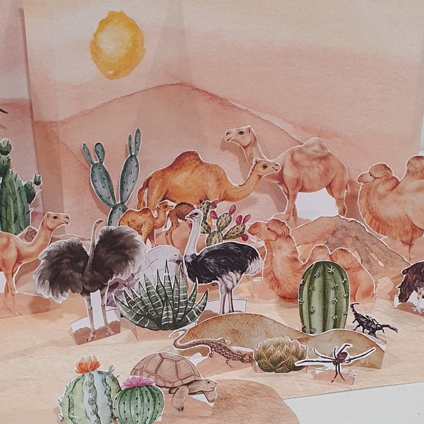 Printable Desert Scene - Etsy