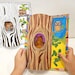 3D Woodland Tree Craft Coloring, Owl Squirrel Paper Craft, Printable ...