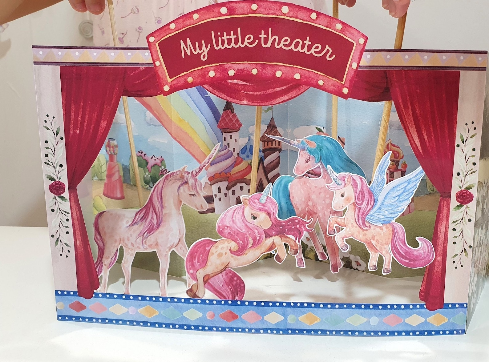 My Little Paper Puppet Theater, Fairytale Puppet Theater, DIY Kids ...