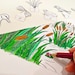 Pond Habitat Coloring Triorama, Wetland Scene, DIY Kids Habitat Crafts ...