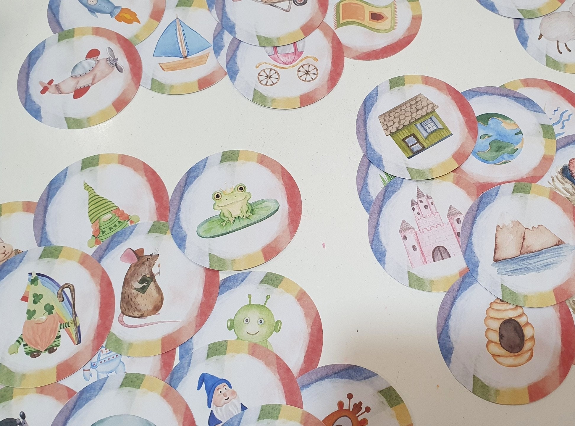 Spring Storytelling Cards, Printable Story Tokens, Imaginative Play ...