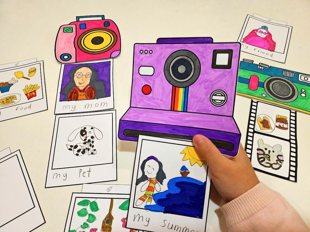 Paper Camera Printable, End of Year, Back to School, All About Me Craft ...