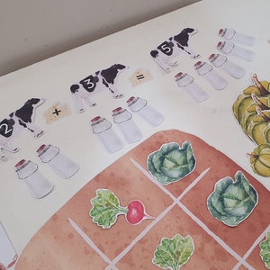 Farm Activity Pack, 48 Fruit and Vegetable Flashcards, Building CVC ...