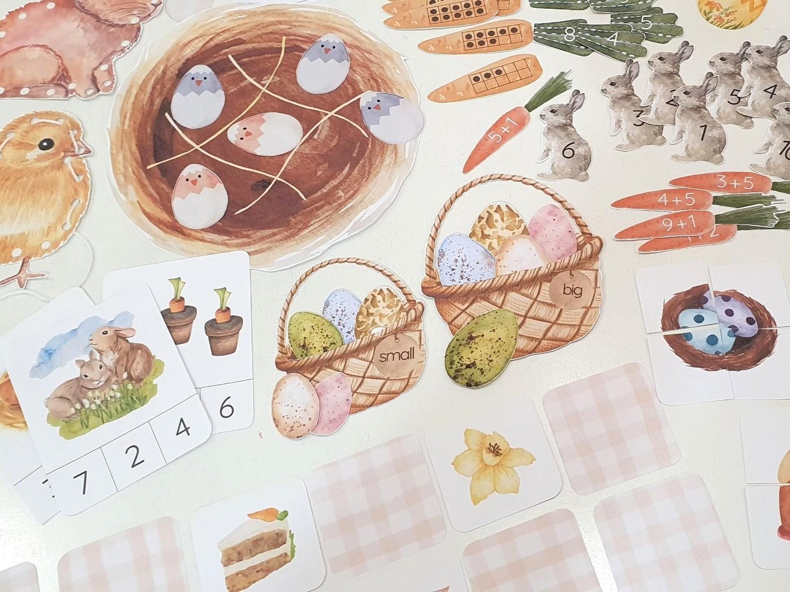 Easter Activity Pack, Easter Puzzles, Bunny Count and Clip Cards ...