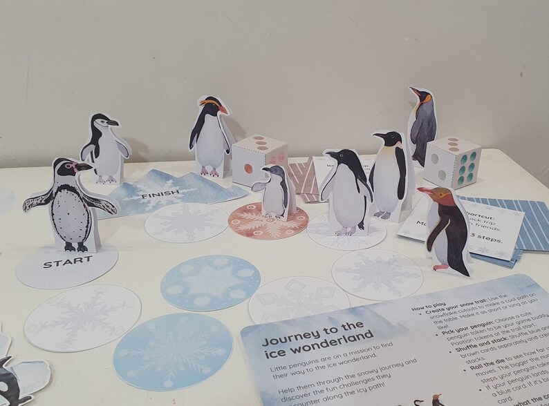 Polar Animals Activity Pack, Arctic and Antarctica Unit, Penguin Board ...