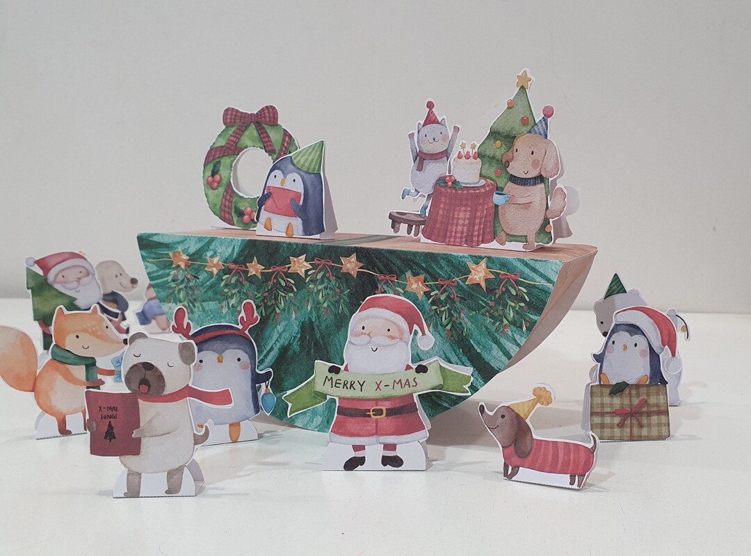 Christmas Balance Game for Kids, Printable Christmas Toy, Kids DIY ...