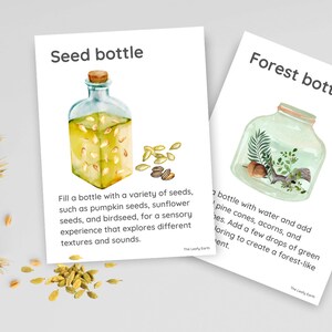 30 Ideas for Nature-themed Sensory Bottles, Craft Ideas, Activity Pack ...