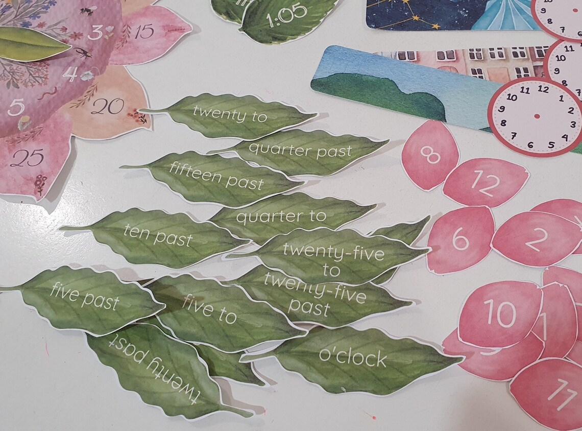 Telling Time Activity Pack, Printable Clock & Watch Paper Toy ...