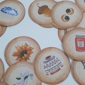 Autumn Story Telling Cards, Printable Story Tokens, Imaginative Play ...