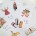 Christmas Alphabet Cards for Kids, Montessori Christmas ABC Flashcards ...