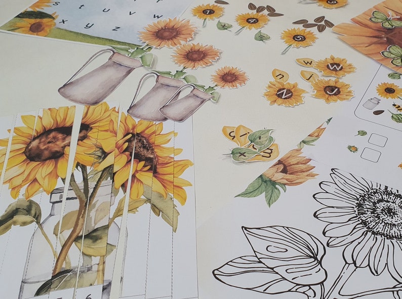 Sunflower Activity Pack, Sunflower Unit, Sunflower Morning Basket ...