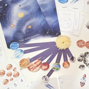 Solar System Activity Pack, Space Unit Study, Solar System Model and ...