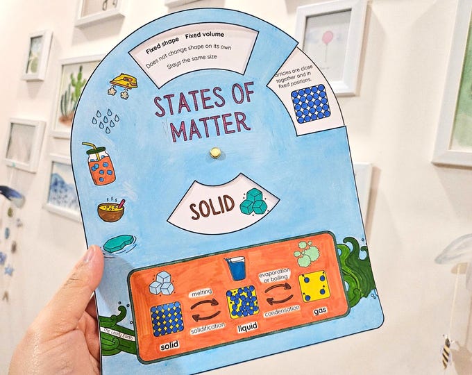 States of Matter - Montessori Three/four Parts Cards With FREEBIE! - Etsy
