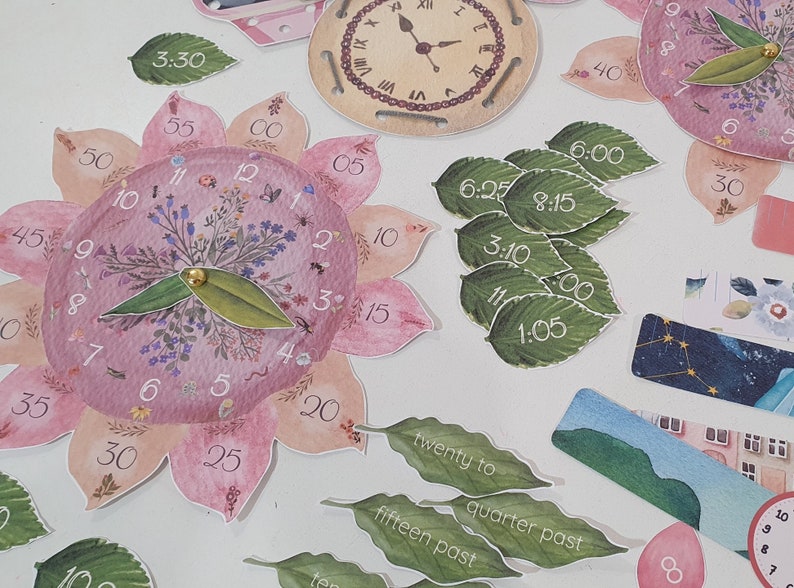 Telling Time Activity Pack, Printable Clock & Watch Paper Toy ...