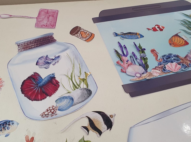 Make a Fish Tank, Build an Aquarium, Kids DIY Paper Crafts, Pretend ...