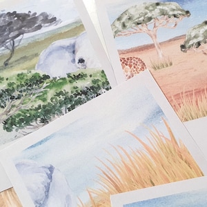 Safari Animal Find and Match Game, Animal Pattern Cards, Savanna Animal ...