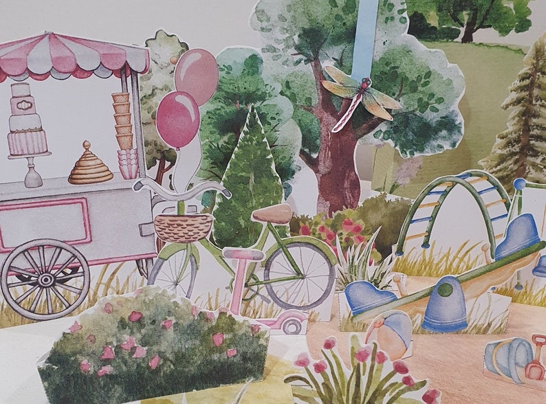 Build a Park, Printable Diorama, Picnic Play Set, Paper Scene, DIY Kids ...