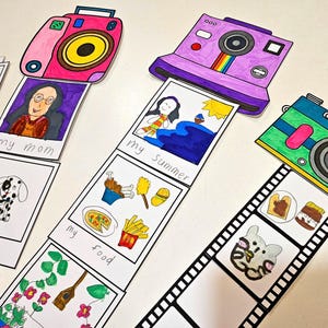 Paper Camera Printable, End of Year, Back to School, All About Me Craft ...