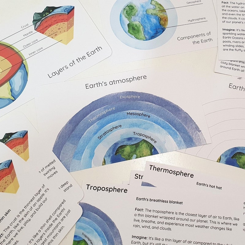 Montessori Earth - Etsy