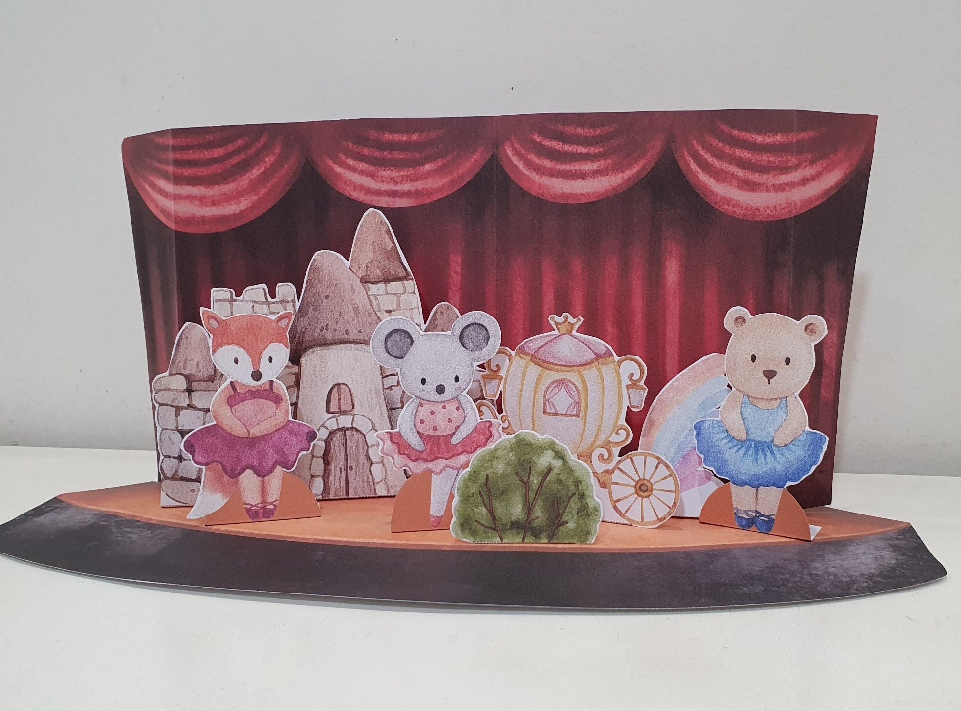 Ballet Printable Play Set, Fairy Tale Ballet, Paper Craft for Kids, DIY ...