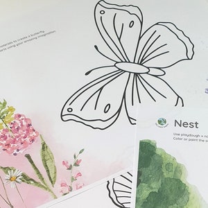 20 Nature-themed Playdough Mats, Printable Playdough Mats, Busy Book ...