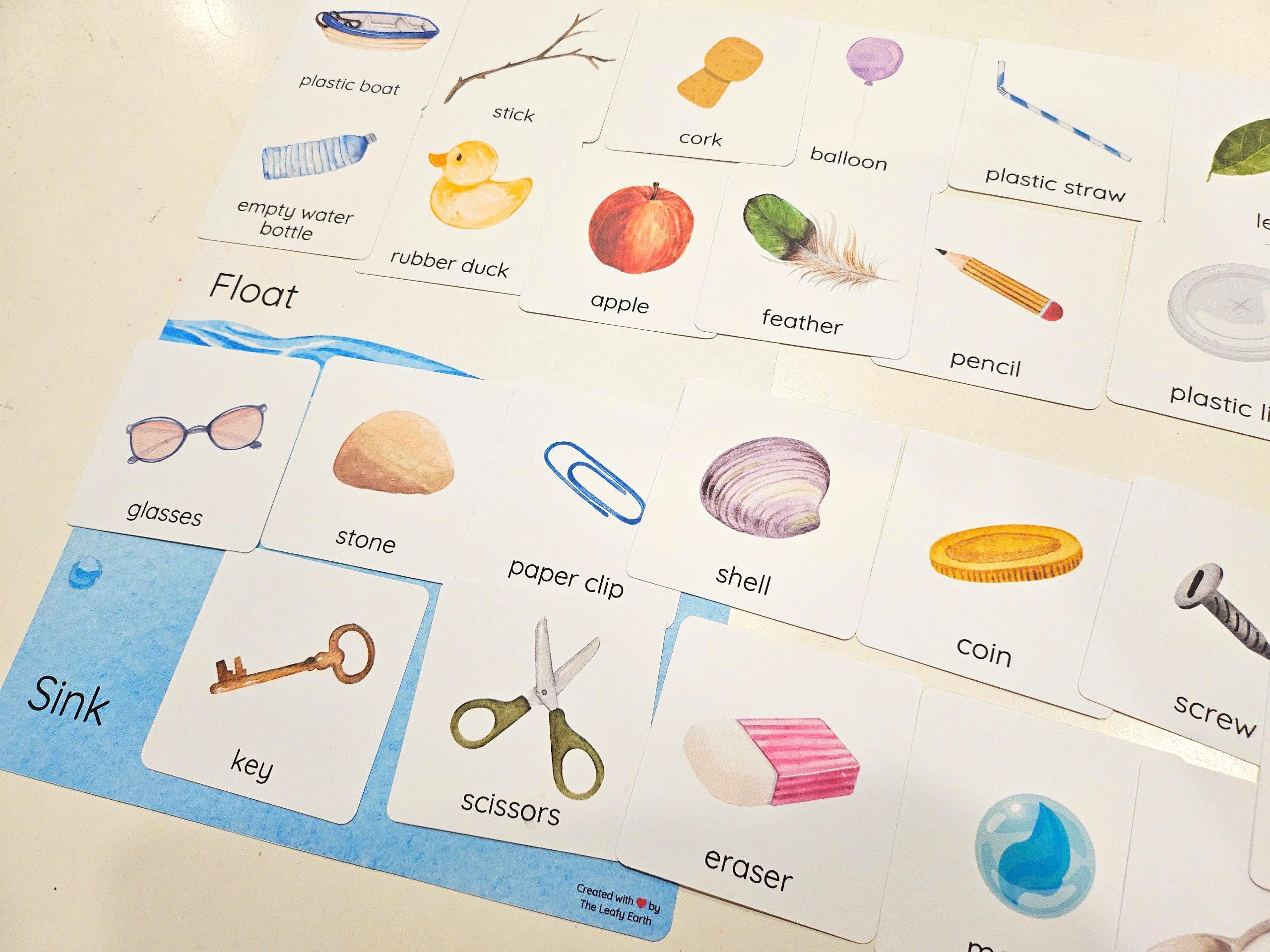 Sink or Float Sorting Game, Prediction and Observation Worksheet ...