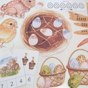 Easter Activity Pack, Easter Puzzles, Bunny Count and Clip Cards ...