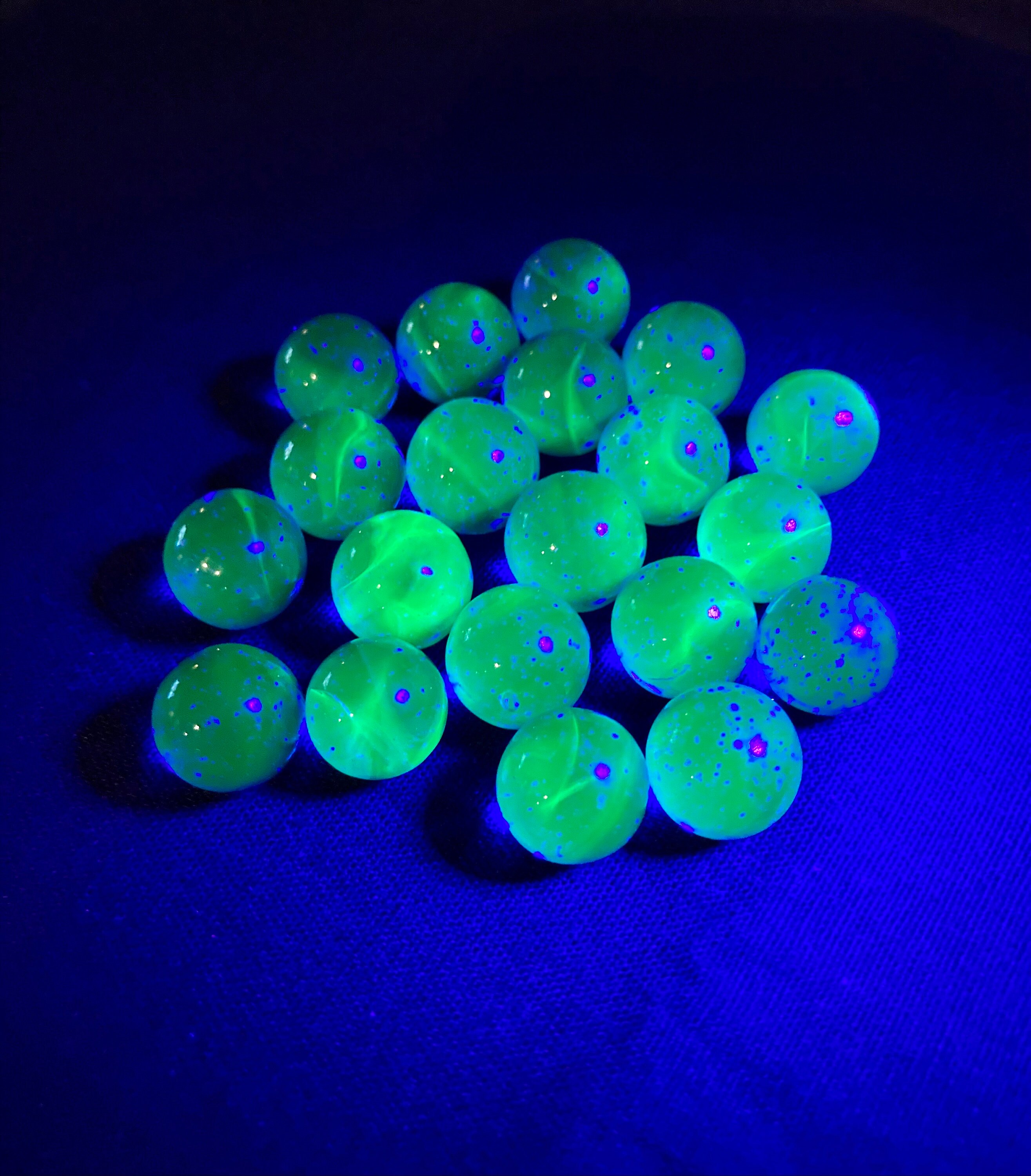 Uranium Glass Marbles