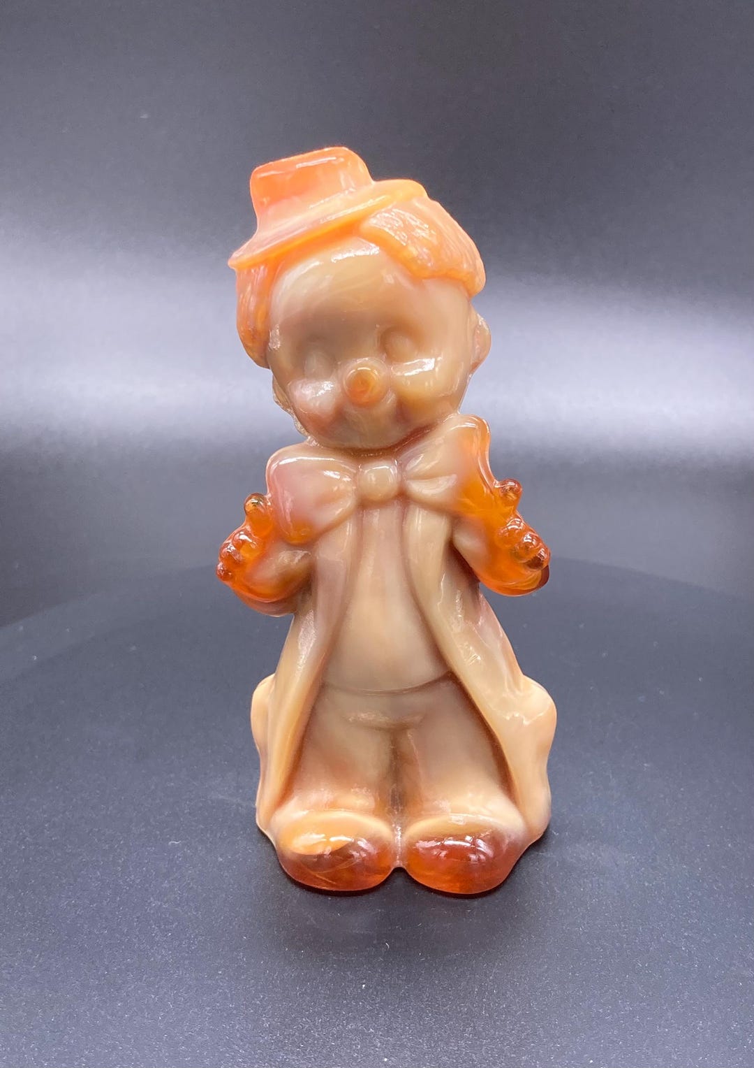Boyd Art Glass Chuckles the Clown Butternut Tan/brown - Etsy