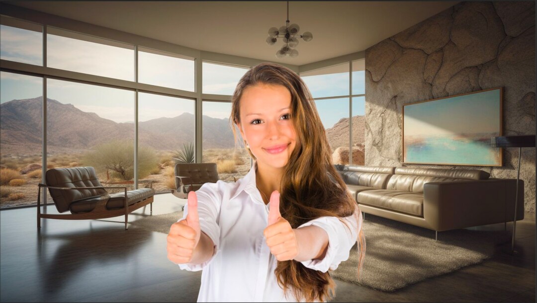 Zoom Virtual Backgrounds Modern, Office, Living Room, Windows, Beach ...