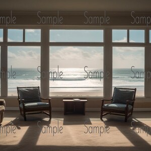 Zoom Virtual Backgrounds Modern Office Living Room Windows - Etsy 日本