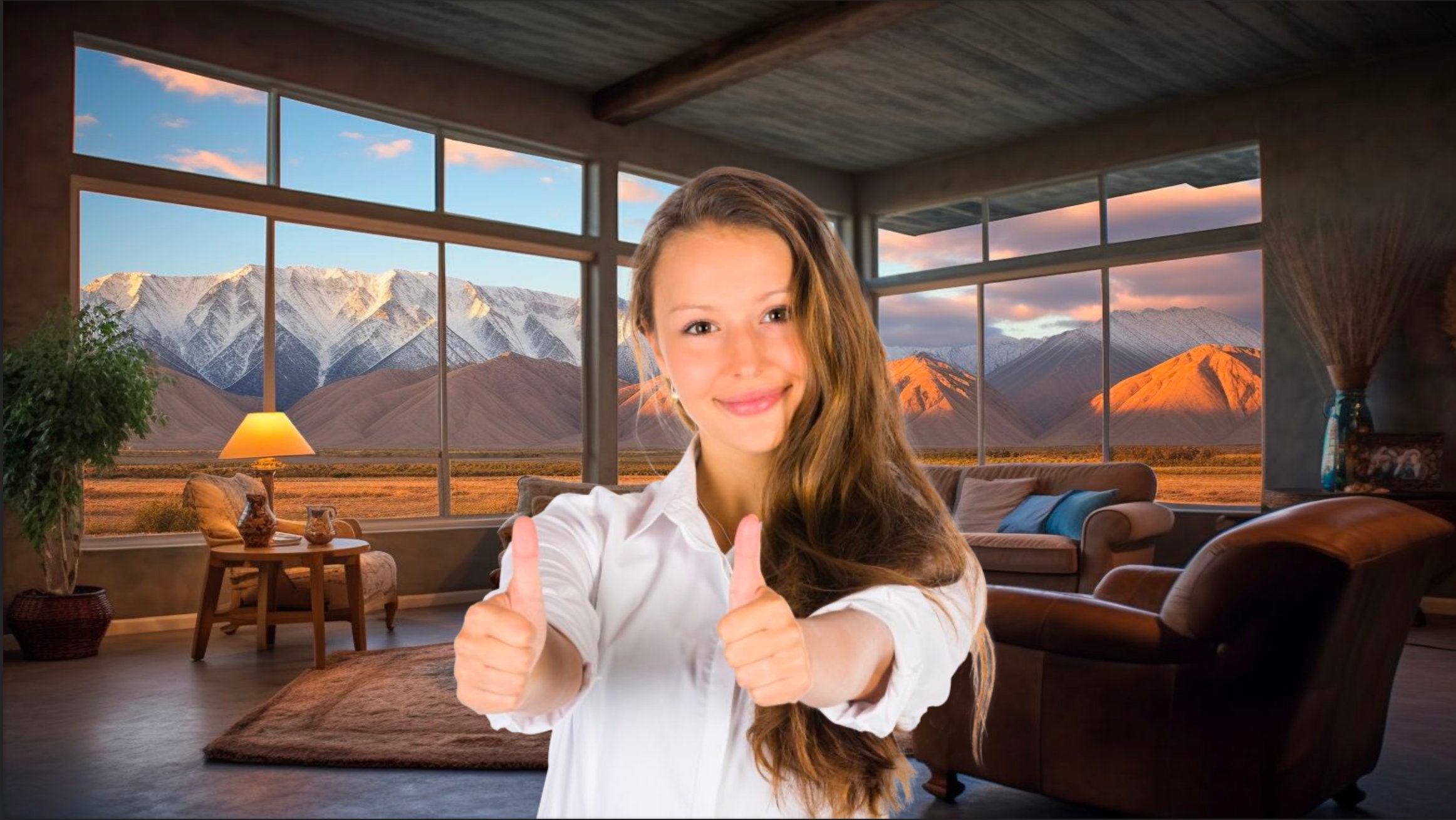 Zoom Virtual Backgrounds Modern, Office, Living Room, Windows, Beach ...