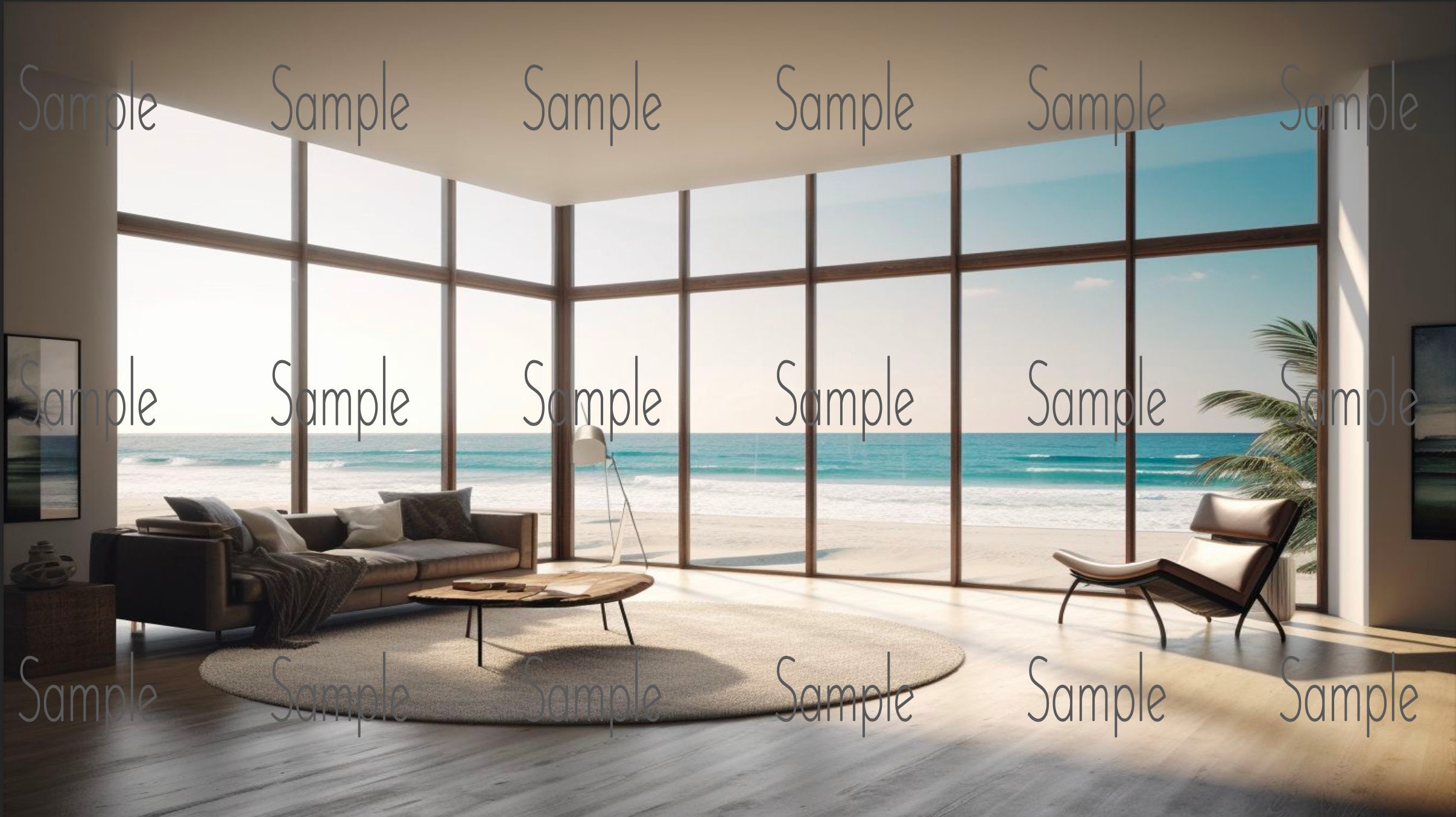 Zoom Virtual Backgrounds Modern, Office, Living Room, Windows, Beach ...