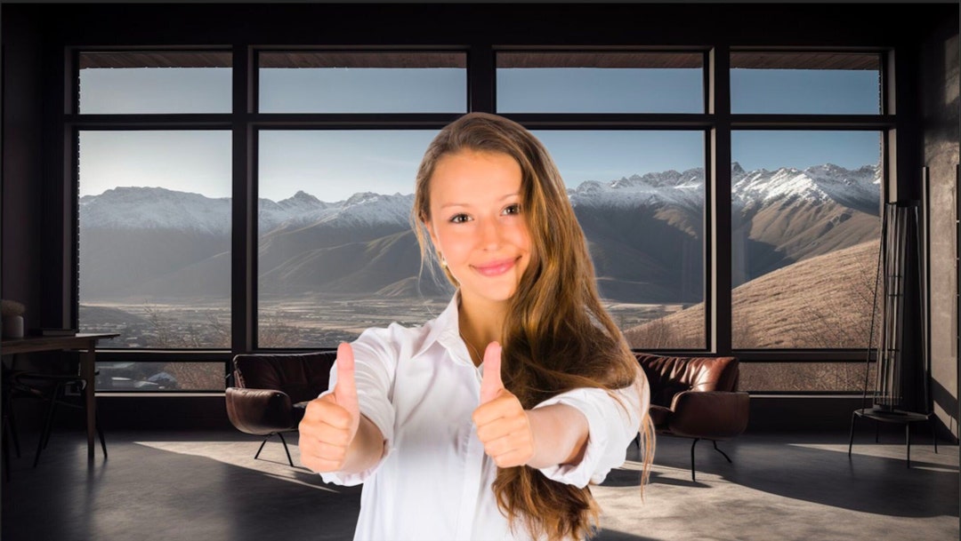 Zoom Virtual Backgrounds Modern, Office, Living Room, Windows, Beach ...