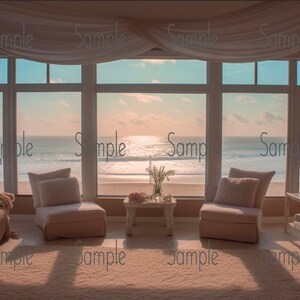 Zoom Virtual Backgrounds Modern, Office, Living Room, Windows, Beach ...