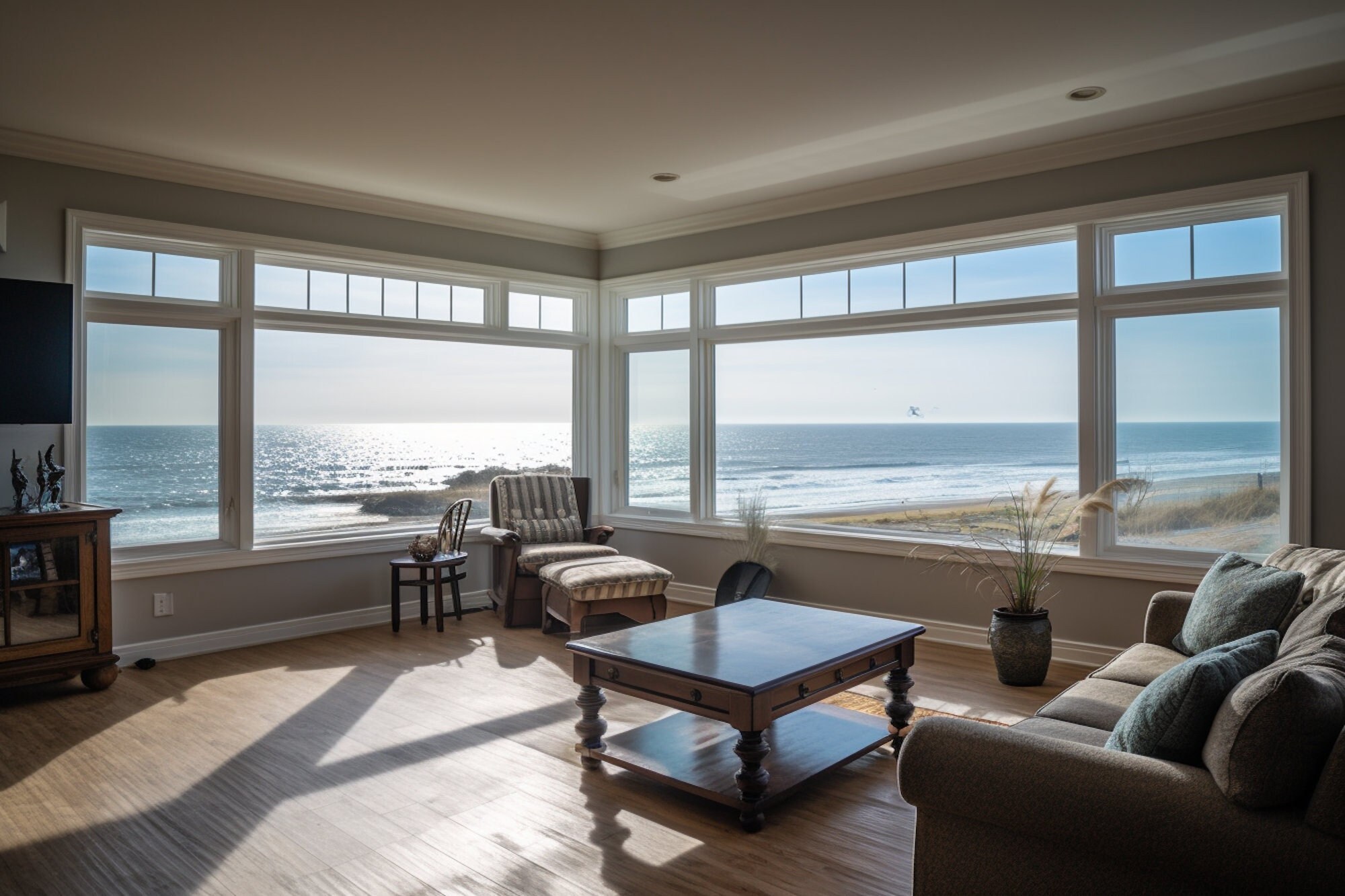 Zoom Virtual Backgrounds Modern Office Living Room Windows - Etsy