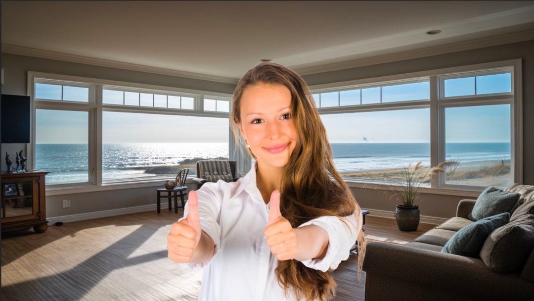 Zoom Virtual Backgrounds Modern, Office, Living Room, Windows, Beach ...