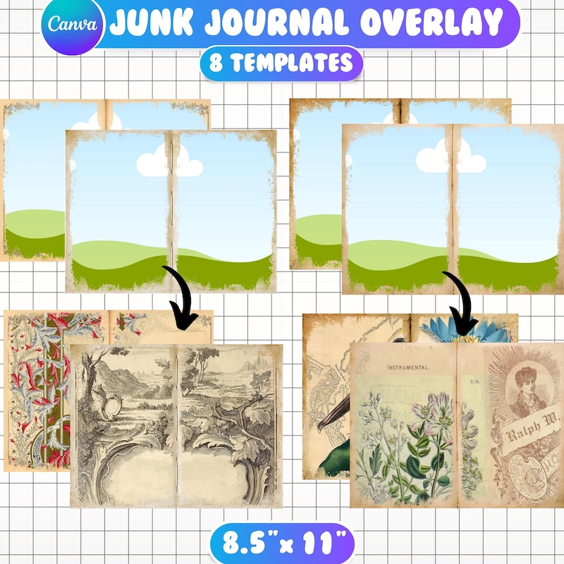 Junk Journal Branding - Etsy
