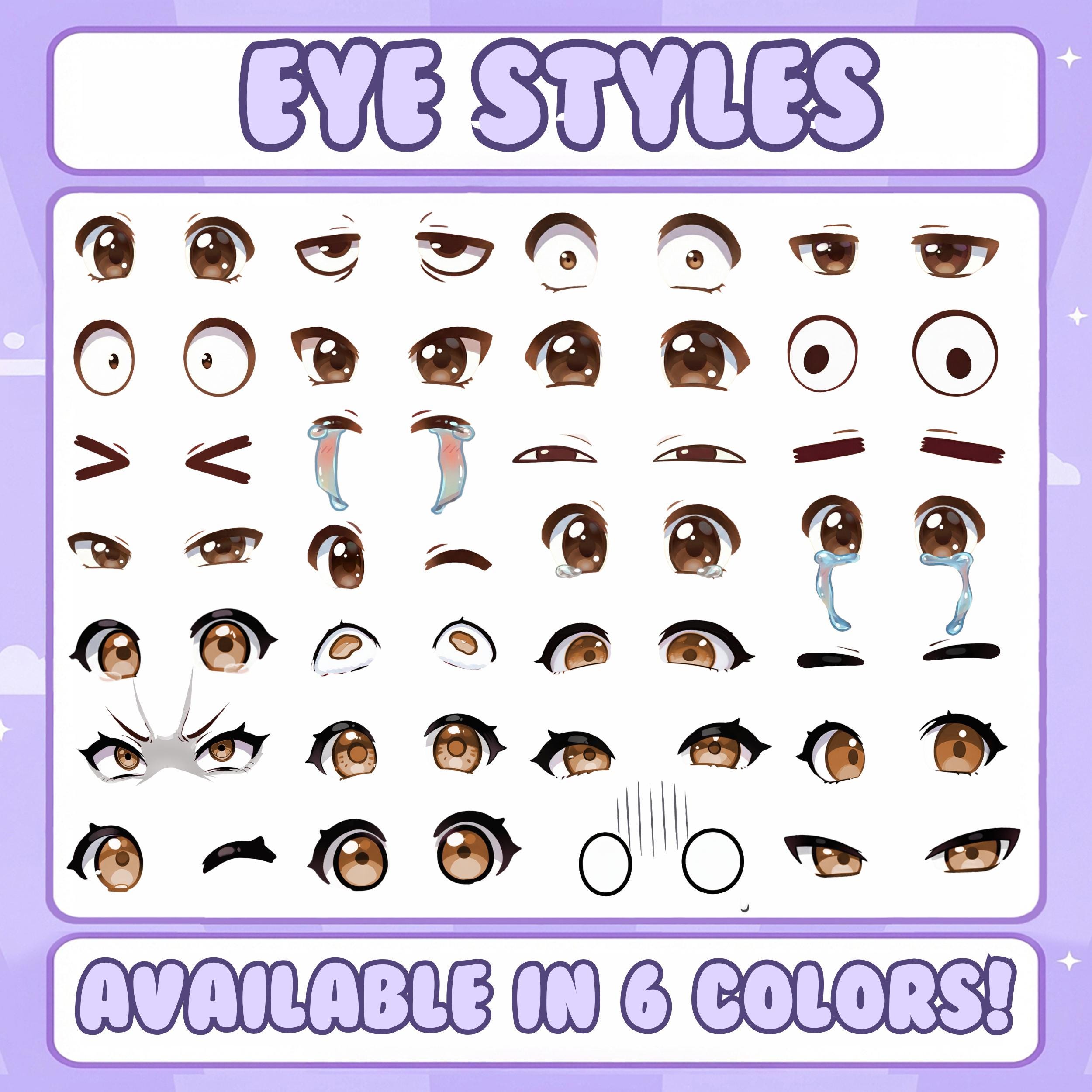 DIY Emote Maker Pack: Custom Twitch Emotes Templates | 50 Bases + Hair ...