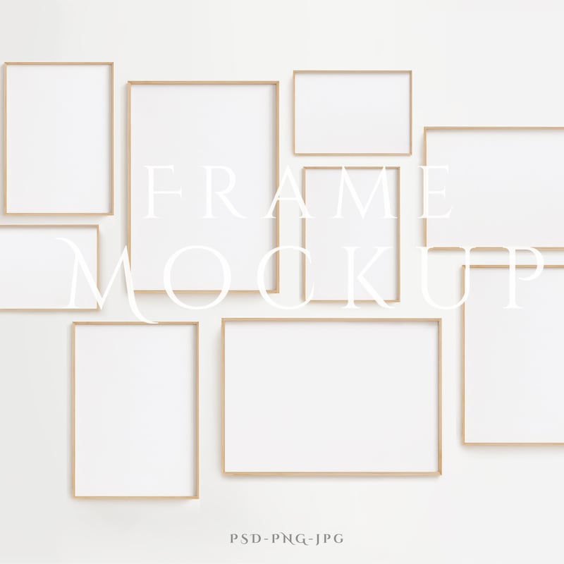 Set of 9 Mockups - Etsy