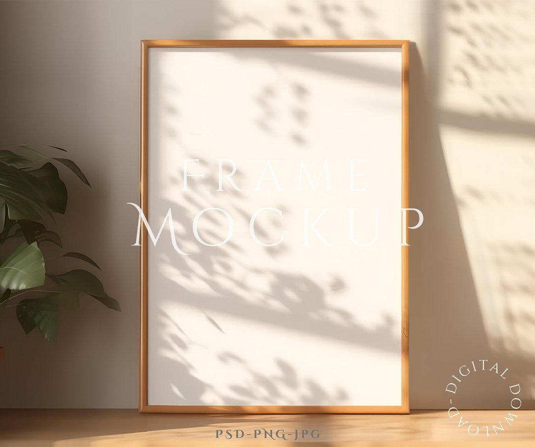 A4 Frame Mockup | Wall Frame Mockup | Wall Art Mockup | Print Frame ...
