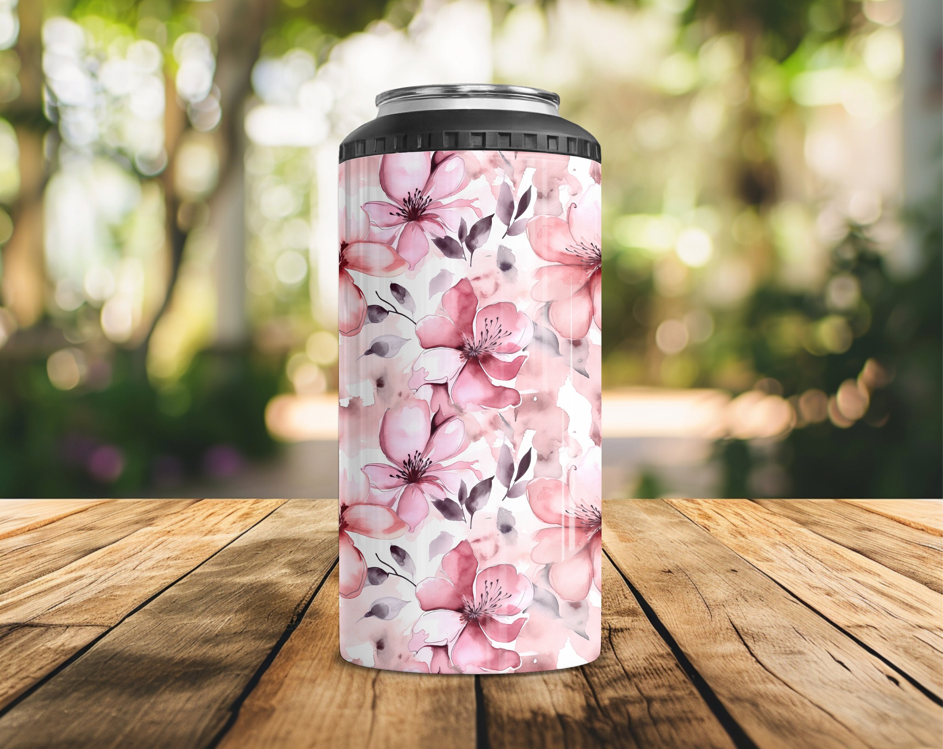 Rotating 4 in 1 Can Cooler Mockup, 16oz Can Cooler Mockup, Metal Can ...