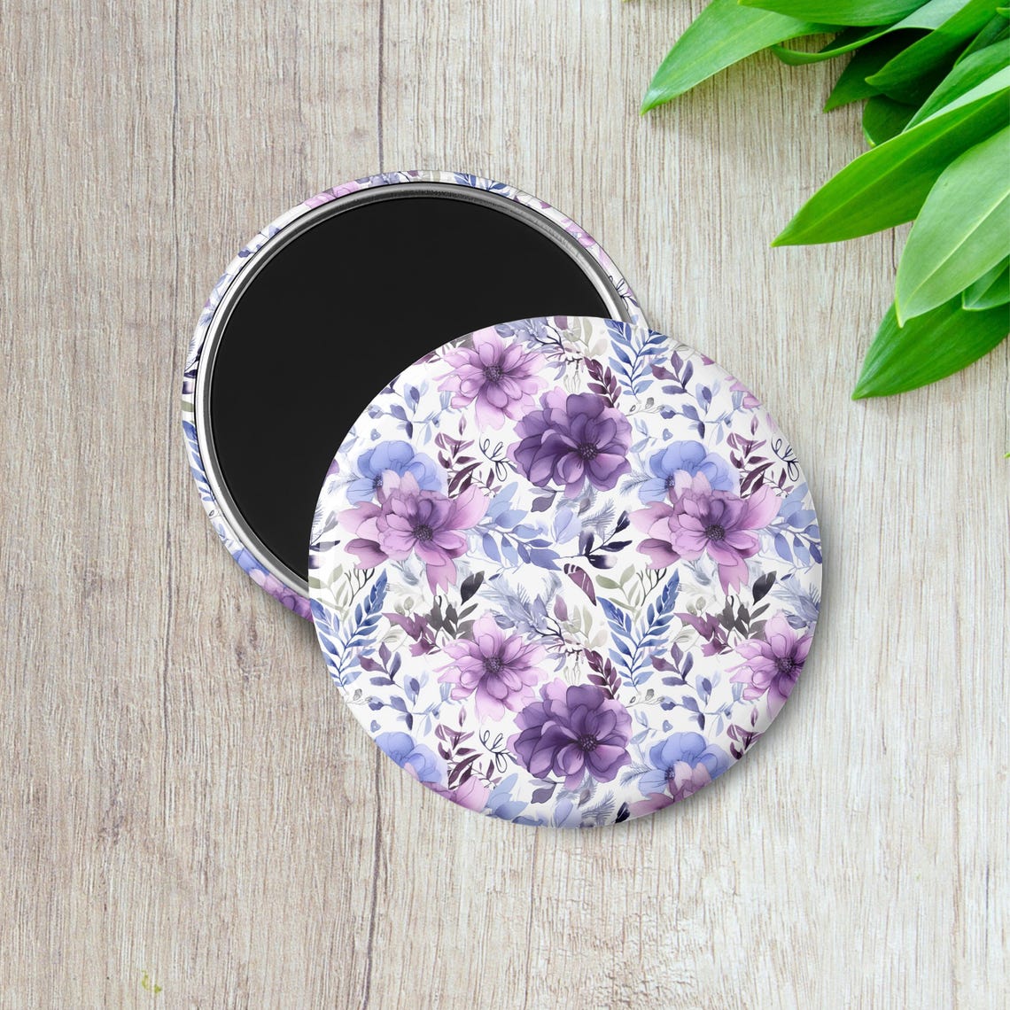 Round Magnet Button Mockup, Round Button Mockup, Canva Magnet Button ...