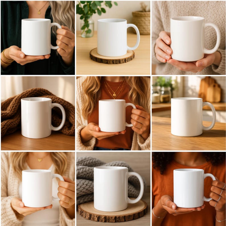 Mug Mockup Bundle: 100x PSD PNG JPG Templates (digital Download) - Etsy